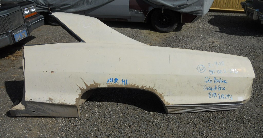 1966 Pontiac Grand Prix left quarter panel | Larry Camuso's West Coast ...